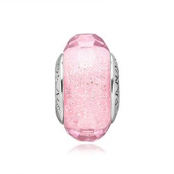 판도라 791650 핑크 쉬머 글라스 무라노 실버 참 - SSG.COM