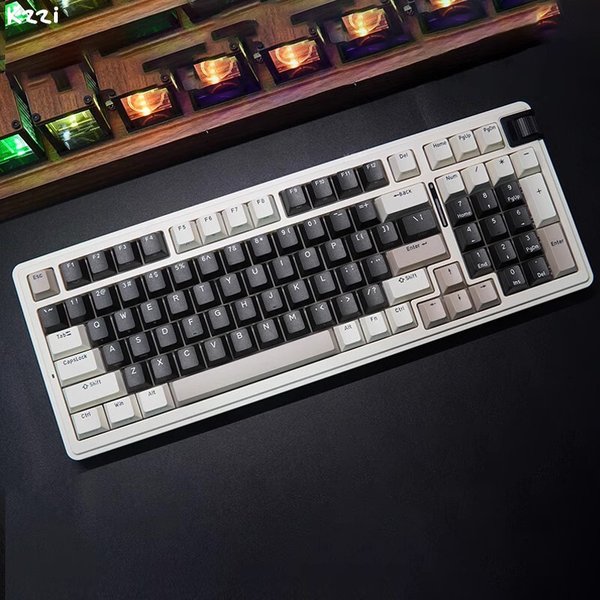 KZZI K98 무선 기계식 게이밍 키보드 3모드연결 gasket구조 98%배열 전키핫스왑 RGB램프 - SSG.COM