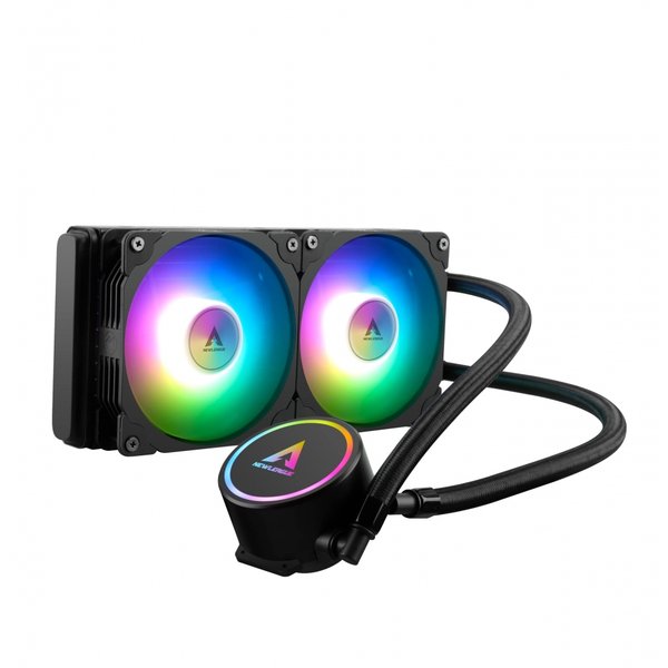 NEWLEAGUE CPU 240mm ARGB Sync LED5V PWM CPU LGA1700 AM5 (SR240 ARGB) 쿨러 ...