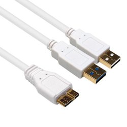 1300K USB 3 0 Y형 케이블 AM Micro B 1M 보조전원 - SSG.COM