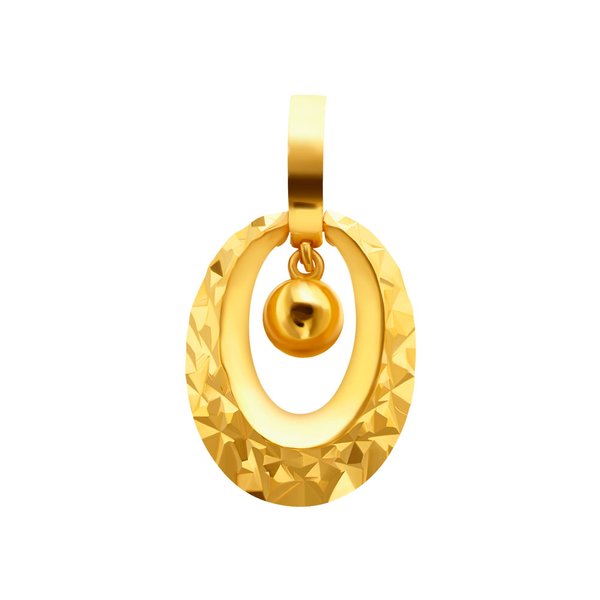 여자 순금 펜던트 컷팅 라운드 방울 24K 3.75g 팬던트 - SSG.COM