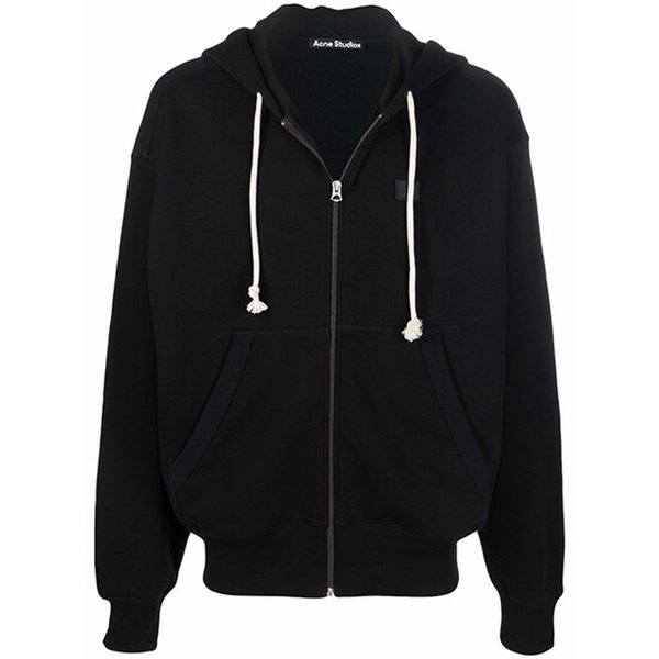 아크네 CI0074 900 페이스 패치 후드 집업 블랙 남성 자켓 TJ CI007490000 - SSG.COM