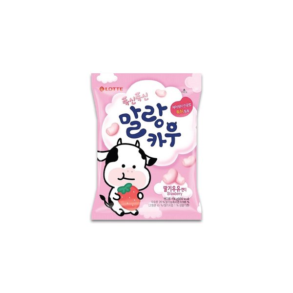 롯데웰푸드 말랑카우 딸기맛 158g x 4봉지 무료배송 - SSG.COM