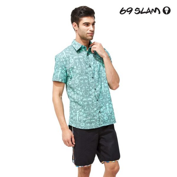 69슬램 남성 머메이드 쥬드 셔츠상의 MFHMER-GR - SSG.COM