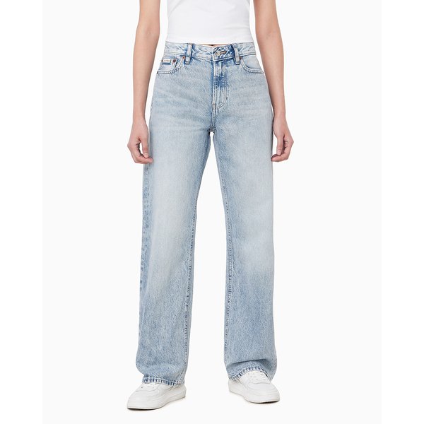 여성 시그니처 90s 스트레이트핏 라이트블루 데님(47C700G) - SSG.COM