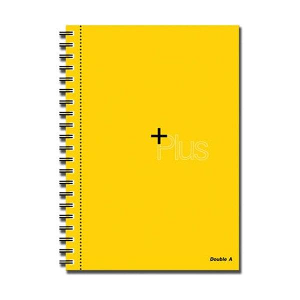 더블에이 플러스 절취노트 스프링노트 절취 좌철노트 B5 옐로우-B5 182x257mm 80매 - SSG.COM