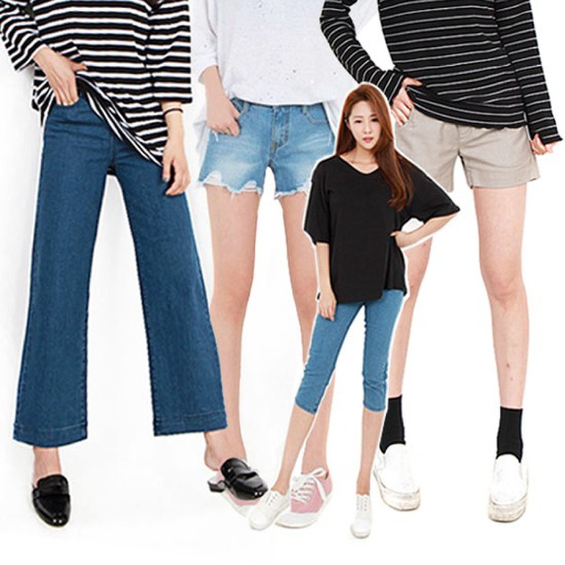 H스타일 [가성비최고/여름] S~2XL 데님팬츠/반바지, 믿고 사는 즐거움 SSG.COM