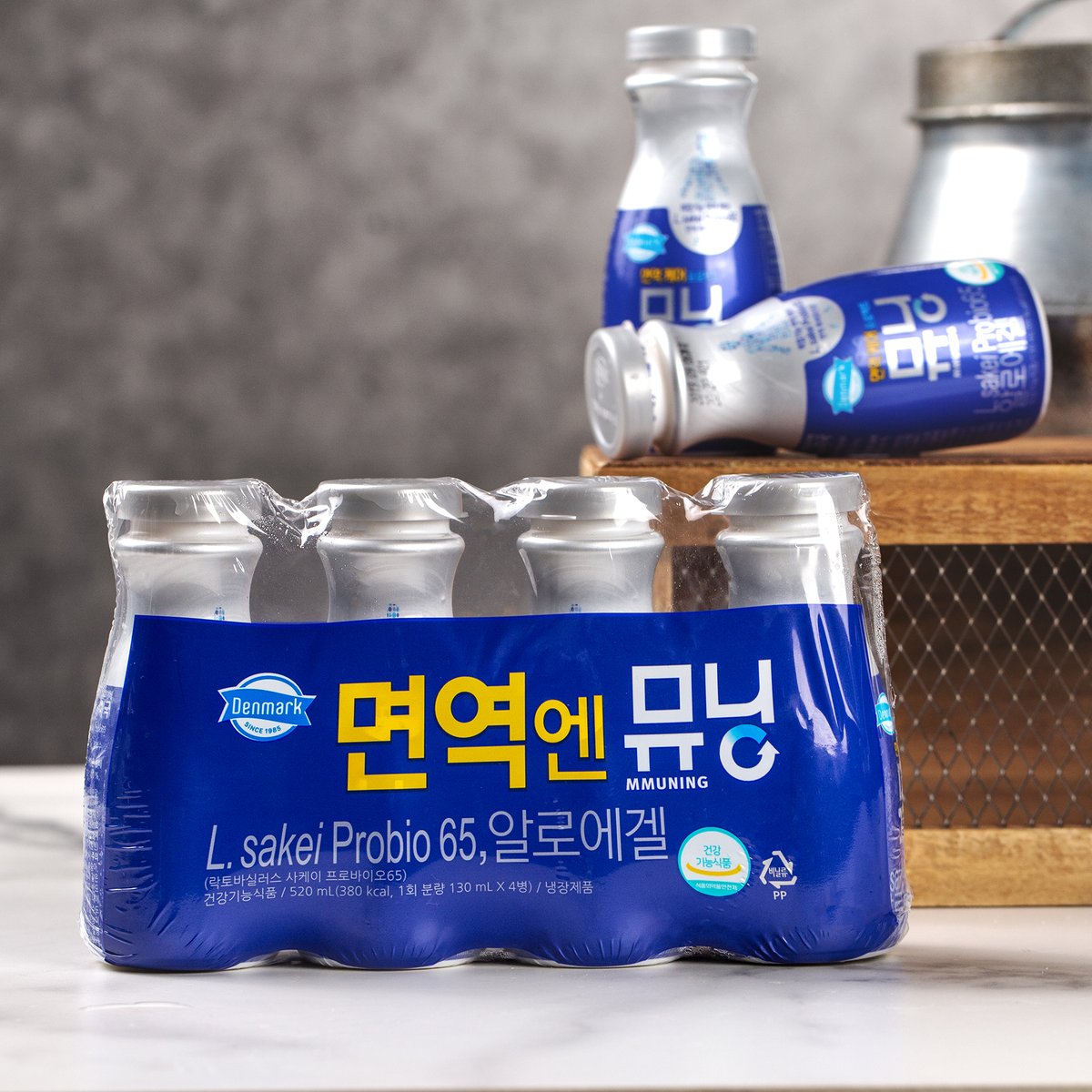덴마크 뮤닝 520ml(130ml*4개입) - SSG.COM