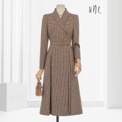 윈(une) [77까지][벨트SET]울라이크 클래식패턴원피스 - SSG.COM