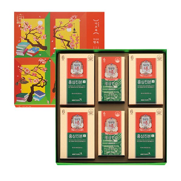 정관장 다보록 진심편 행복(홍삼진본40ml*5포*4EA,홍삼진고10g*10포*2EA) + 쇼핑백증정 - SSG.COM