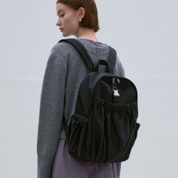 Gathered Backpack_Black_323BG006BK - SSG.COM