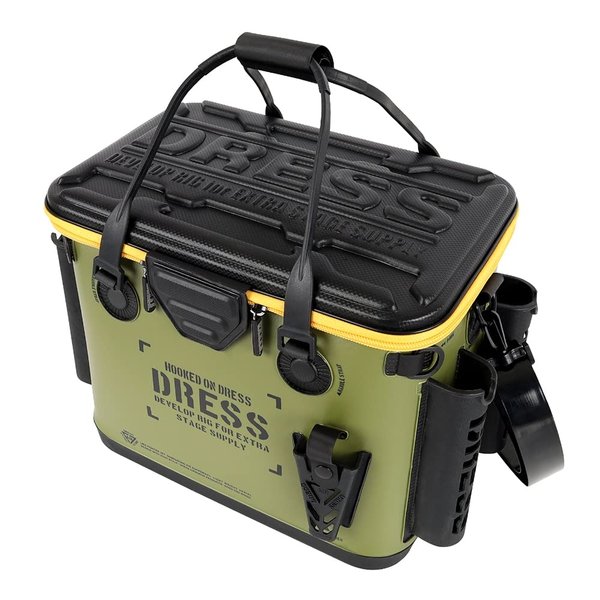 [DRESS] 버캔 올리브블랙(메쉬 포켓 첨부) 낚시용 버킷・바칸 약 34 L 로드 홀더 EVA - SSG.COM