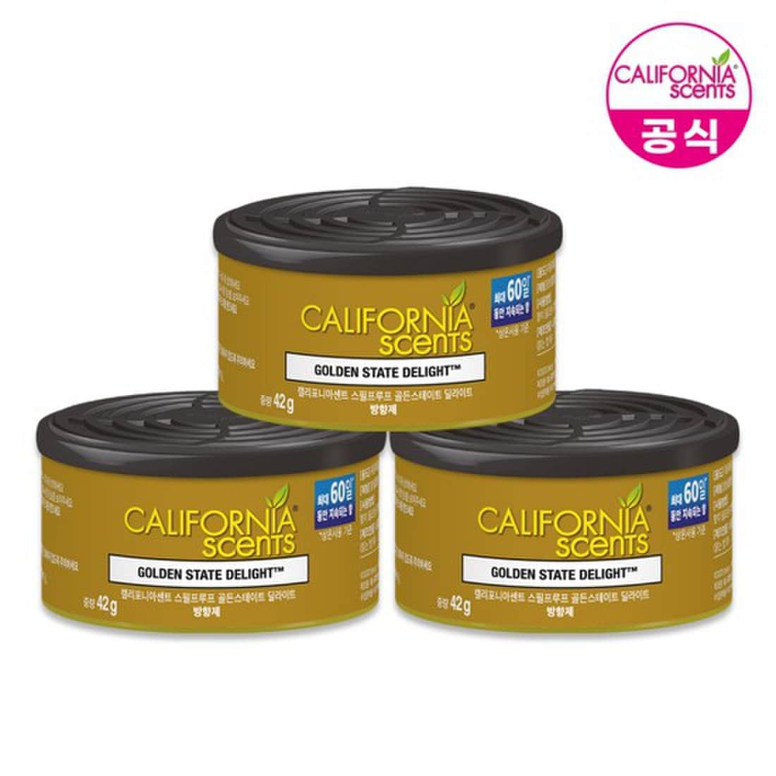 1300K 캘리포니아센트 캔타입 방향제 골든스테이트 딜라이트 3개, 믿고 사는 즐거움 SSG.COM