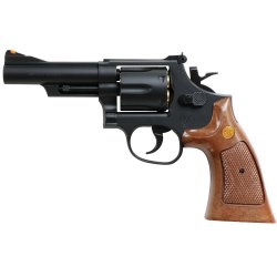 크라운 모델 No22 S&W M19 .357 컴뱃 매그넘 4인치 우드 타입 그립 18세 이상 가스 리볼버 - SSG.COM