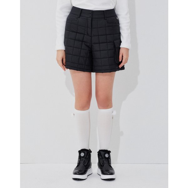 [22FW] [SET-UP]블랙 퀼팅 패딩 숏팬츠 HWPA2D732BK - SSG.COM