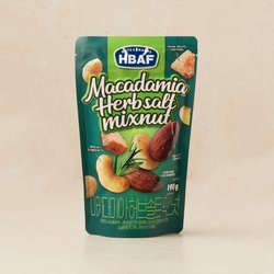 HBAF 마카다미아 허브솔트 믹스넛 190g - SSG.COM
