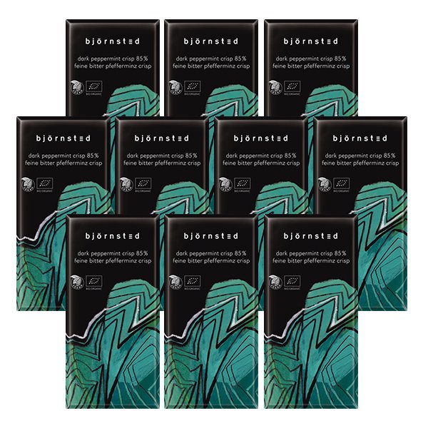 뵨스테드 유기농 다크85% 페퍼민트 크리스피 초콜릿100g *10ea - SSG.COM