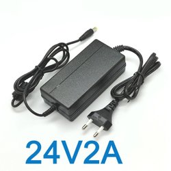 24V2A 24V아답터 전원케이블 일체형 어댑터 24V 2A - SSG.COM