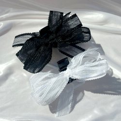 메르시밴드 리본 샤인 헤어집게핀_2 COLOR - SSG.COM