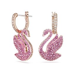스와로브스키 귀걸이 백조 핑크 스완 후프 5647544 - SSG.COM