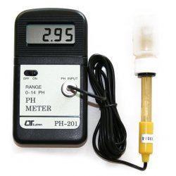 마더 툴 수질 검사용 풀·수조 등에 기준액 부속 경량·소형의 핸디 타입 디지털 PH 미터 PH-201 - SSG.COM