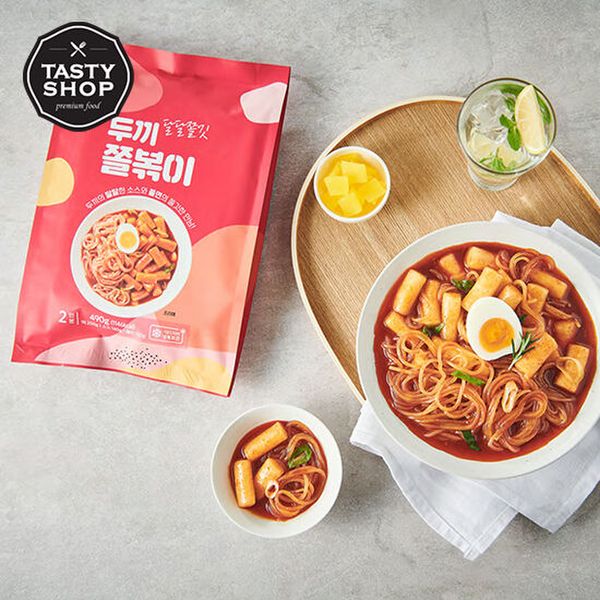 [두끼] 떡볶이 맛집 브랜드의 매콤달콤 즉석쫄볶이 490g (2팩) - SSG.COM