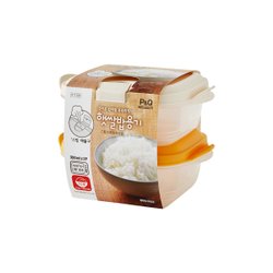 피앤큐 햇쌀밥용기 300ml 2P (P-1120) - SSG.COM