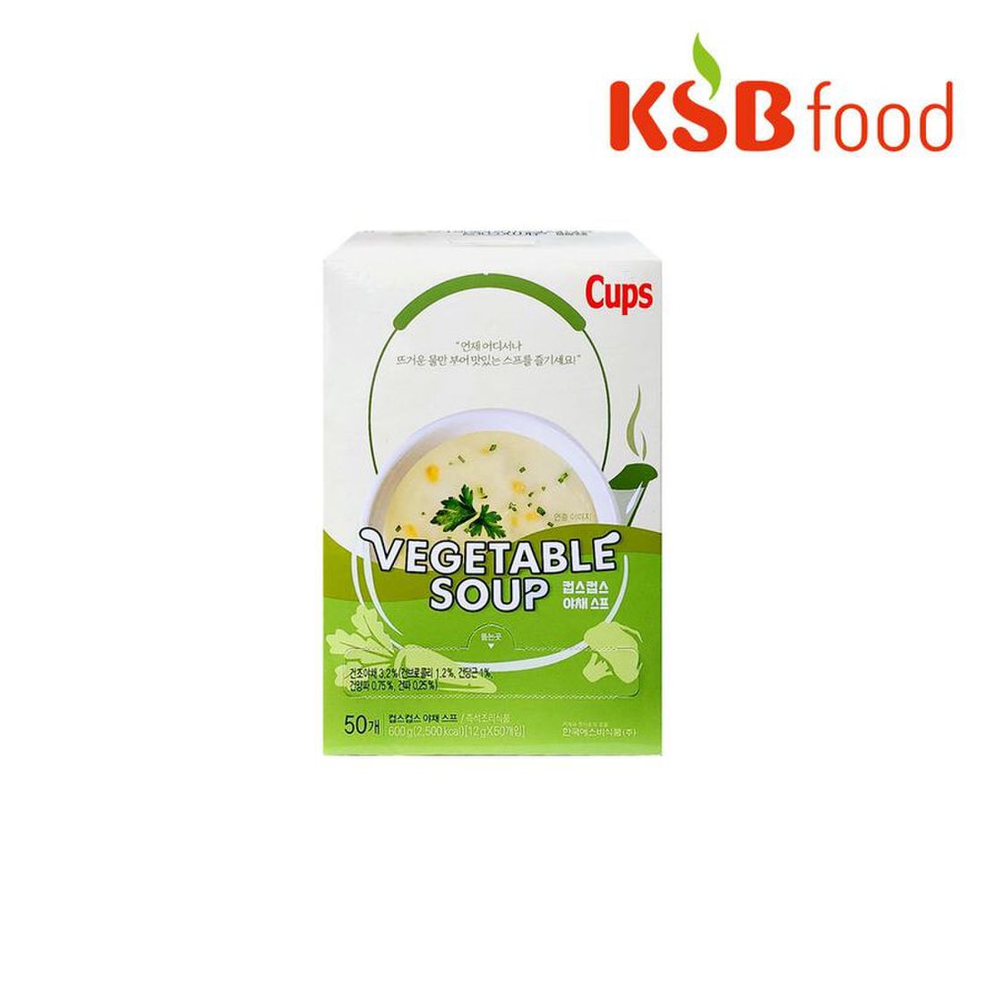 KSB 컵스 즉석 스프 600g (12g 50스틱) / 양송이 야채[33648557], 믿고 사는 즐거움 SSG.COM