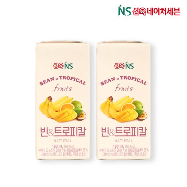 삼육네이처세븐 빈&트로피칼 두유 190ml x 72팩[34747437] - SSG.COM