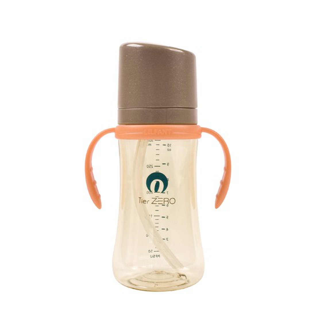 티어제로 삶아서 소독하는 슈퍼소프트 양손 PPSU빨대컵(300ml)_샤인브라운/LF5486, 믿고 사는 즐거움 SSG.COM