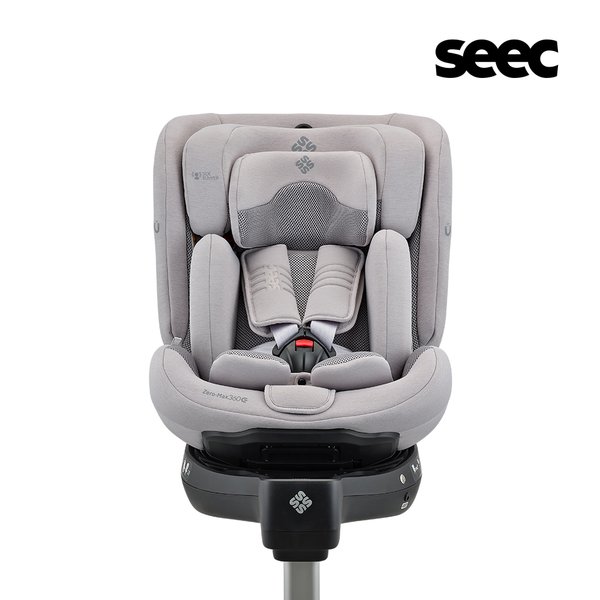 시크(SEEC) NEW 제로맥스360E 전연령 신생아 회전형카시트 문빔 그레이 - SSG.COM
