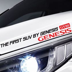 제네시스 슬로건 로고 데칼 스티커 D24 GV80 - SSG.COM
