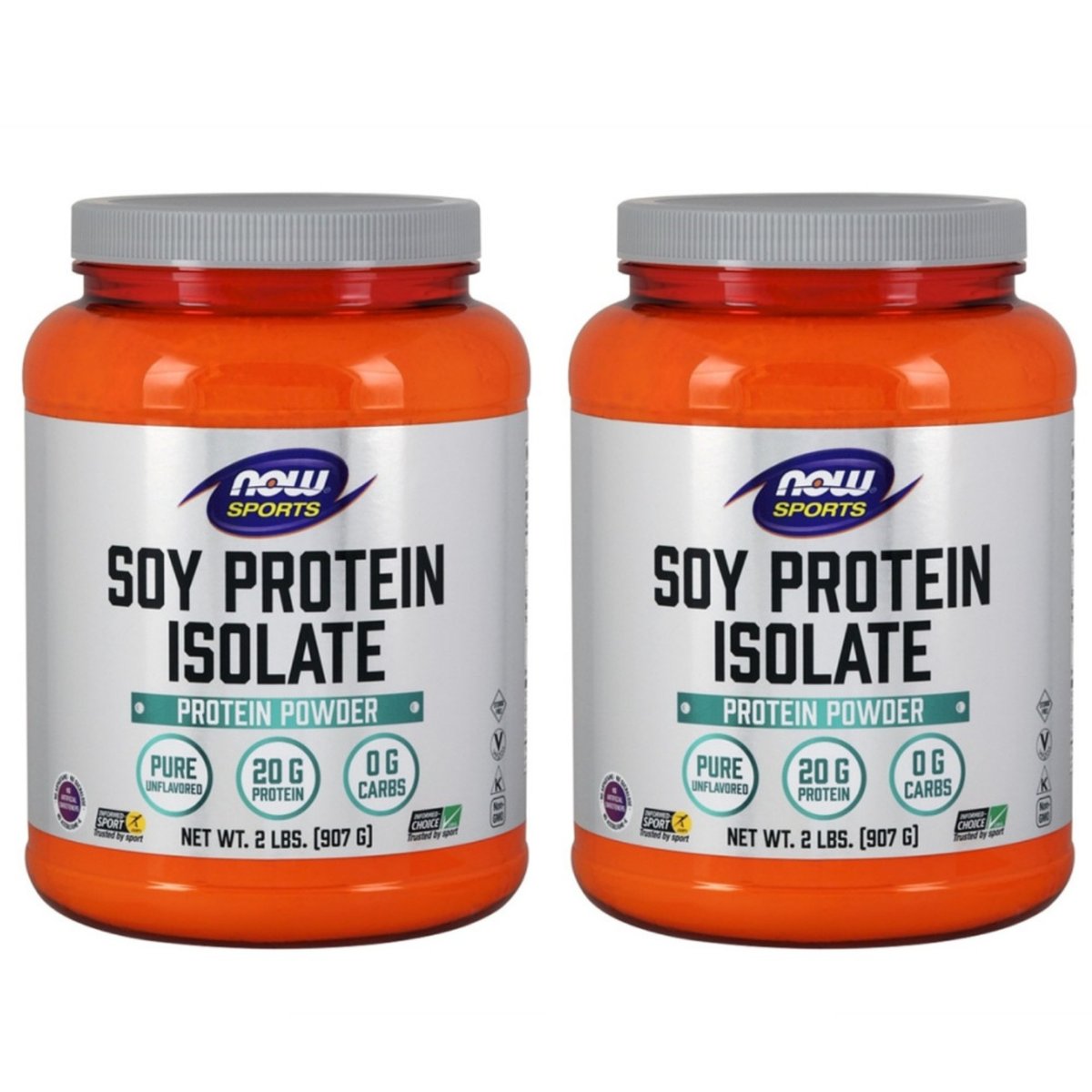 나우푸드 스포츠 소이 프로틴 아이솔레이트 파우더 무맛 907g X 2통 식물성단백질 - SSG.COM