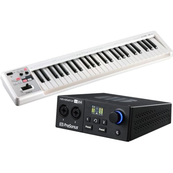 PreSonus io24 [49 MIDI A-49 WH ] USB 프레소나스Revelator 건반 키보드 세트 오디오MIDI ...