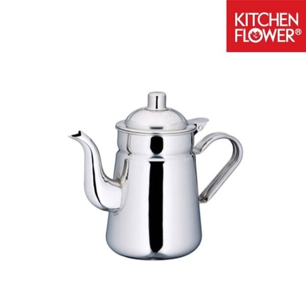 키친플라워 크라운 포트 1.6L/스텐 차주전자 물주전자 (WF0DD91) - SSG.COM