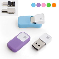 메모렛 소프티 슈 플러스 8G 블루 OTG USB메모리 - SSG.COM