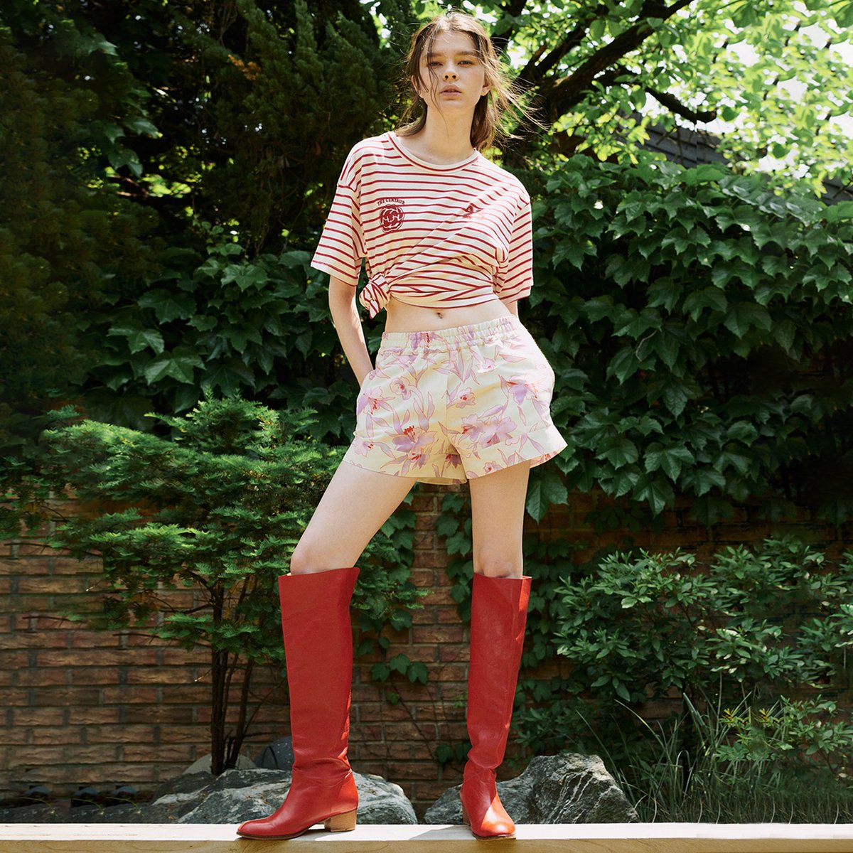 COCO FLOWER SHORT PANTS_PINK - SSG.COM