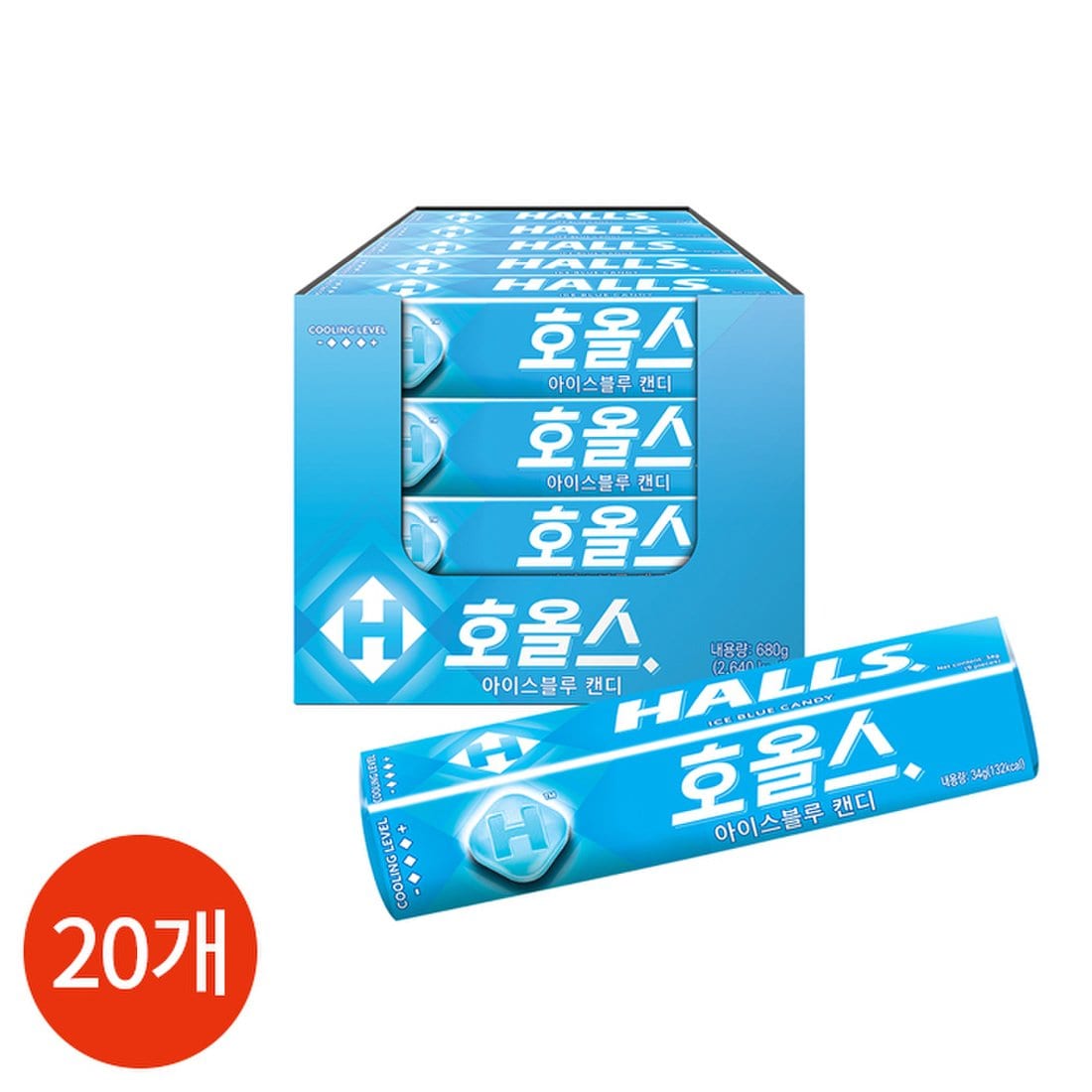 호올스 아이스블루 캔디 27.9g x 20개, 믿고 사는 즐거움 SSG.COM