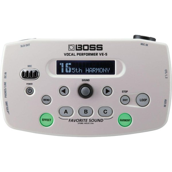 BOSS 보스 Vocal Performer 화이트 VE-5-WH - SSG.COM