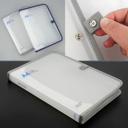 똑딱이 파일케이스 반투명 플라스틱 화일케이스 A4 - SSG.COM