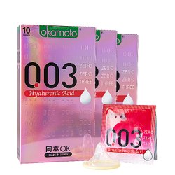 콘돔 오카모토 0.03mm 히알루론산 초박형 콘돔 3박스 30P - SSG.COM
