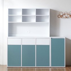 휴지통 분리수거함 수납장 세트 1600 - SSG.COM