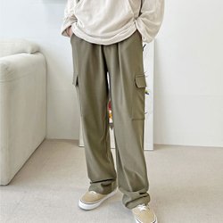 [sado]남성 기모 카고와이드 밴딩팬츠 허리밴딩 34까지 JB102 - SSG.COM