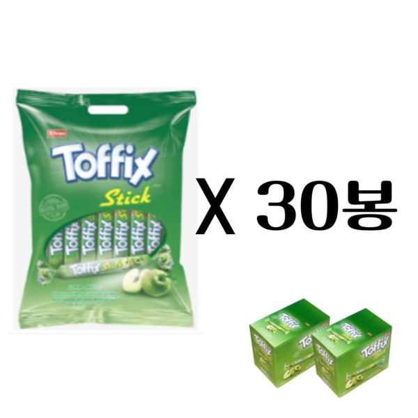 토픽스 스틱 사과맛 70g 30봉 1박스 toffix stick - SSG.COM