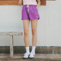 P3151 로고 나일론 쇼츠_Purple - SSG.COM