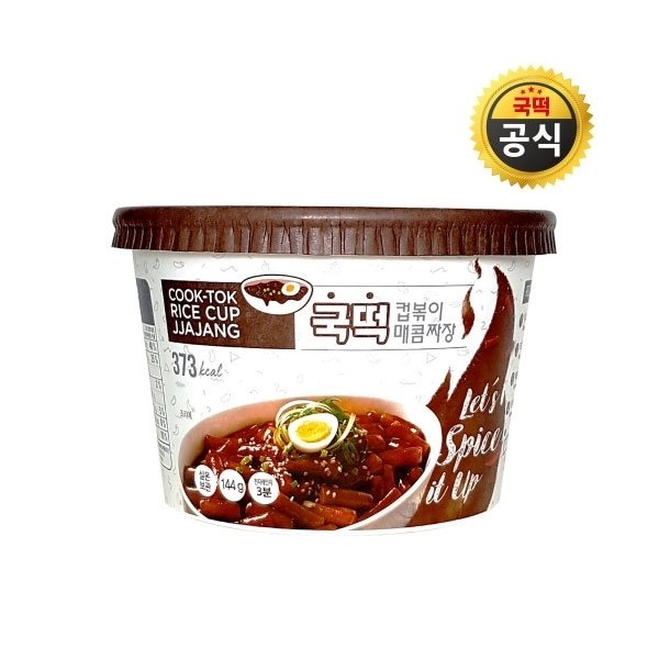 [추억의 국민학교 떡볶이]국떡 컵볶이 매콤짜장 144g - SSG.COM