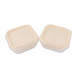 실리만 냉동용기 크림베이지 정사각 240ml 2p 밥 전자 - SSG.COM