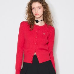 WOMAN GNRL 에센셜 케이블 가디건 [RED] / WBD1L04502 - SSG.COM