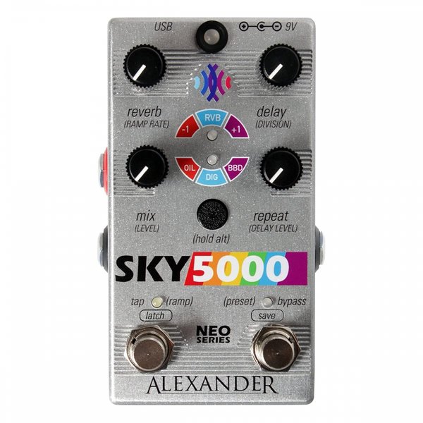 Alexander Pedals 알렉산더 페달스 기타 이펙터 리버브 & 딜레이 Sky 5000 - SSG.COM