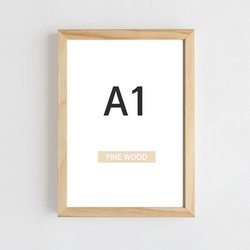 원목액자 A1 규격액자(3종류 프레임) 인테리어 액자 - SSG.COM
